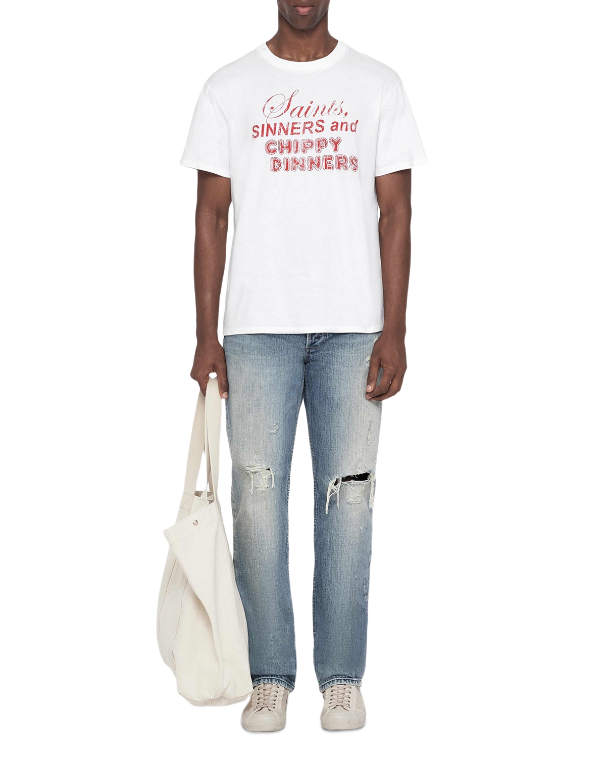 ALLSAINTS chippy dinners cotton crewneck t-shirt
